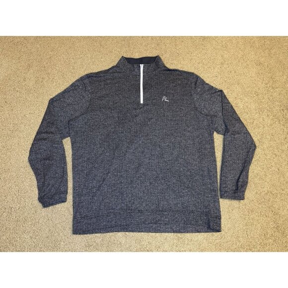 Rhoback | Sweaters | Rhoback Mens Herringbone Jacquard Qzip Performance ...
